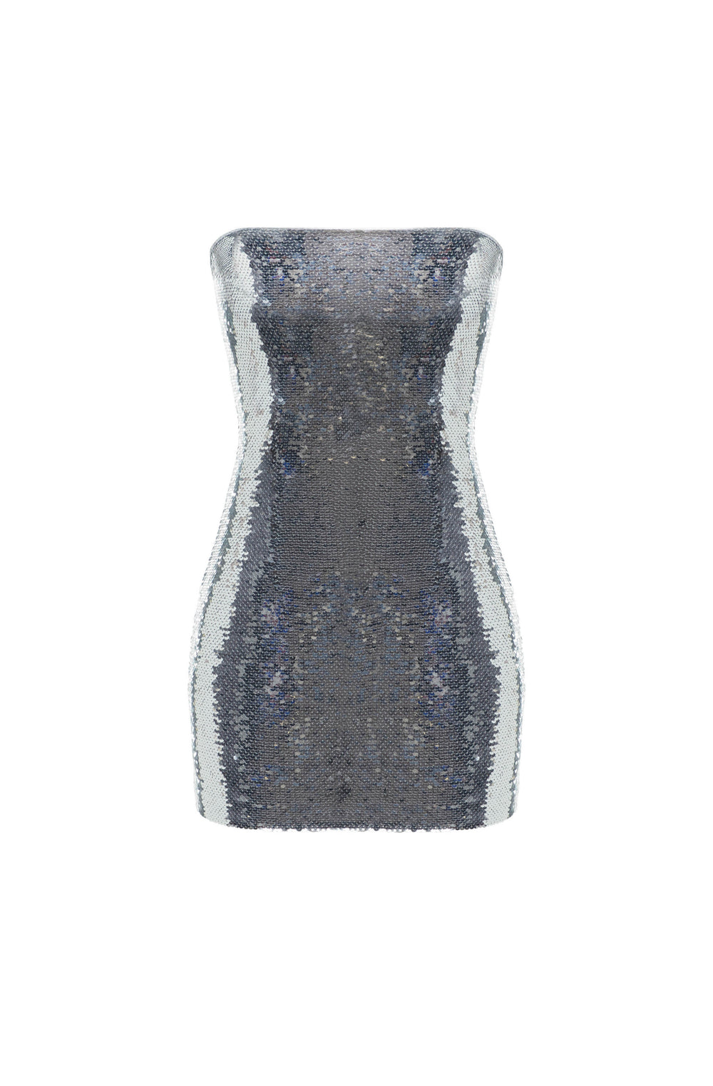 ÉCLAIR SILVER MINI DRESS