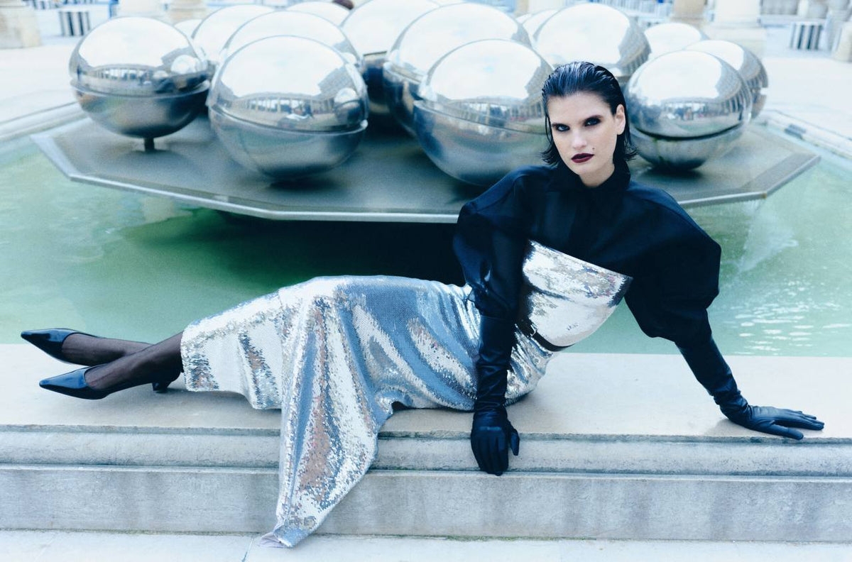 ÉCLAIR SILVER DRESS