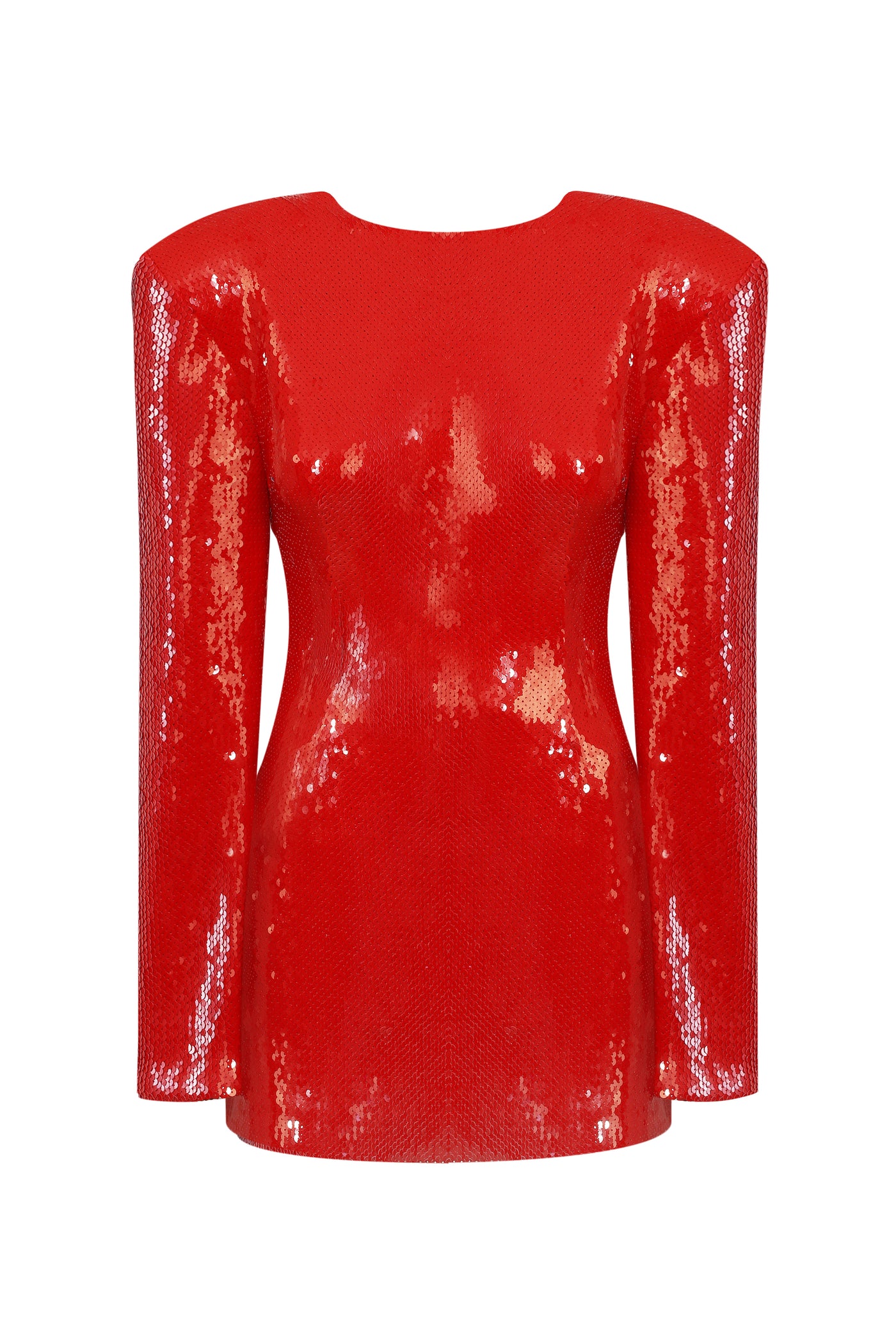 ANDROMEDA RED MINI DRESS